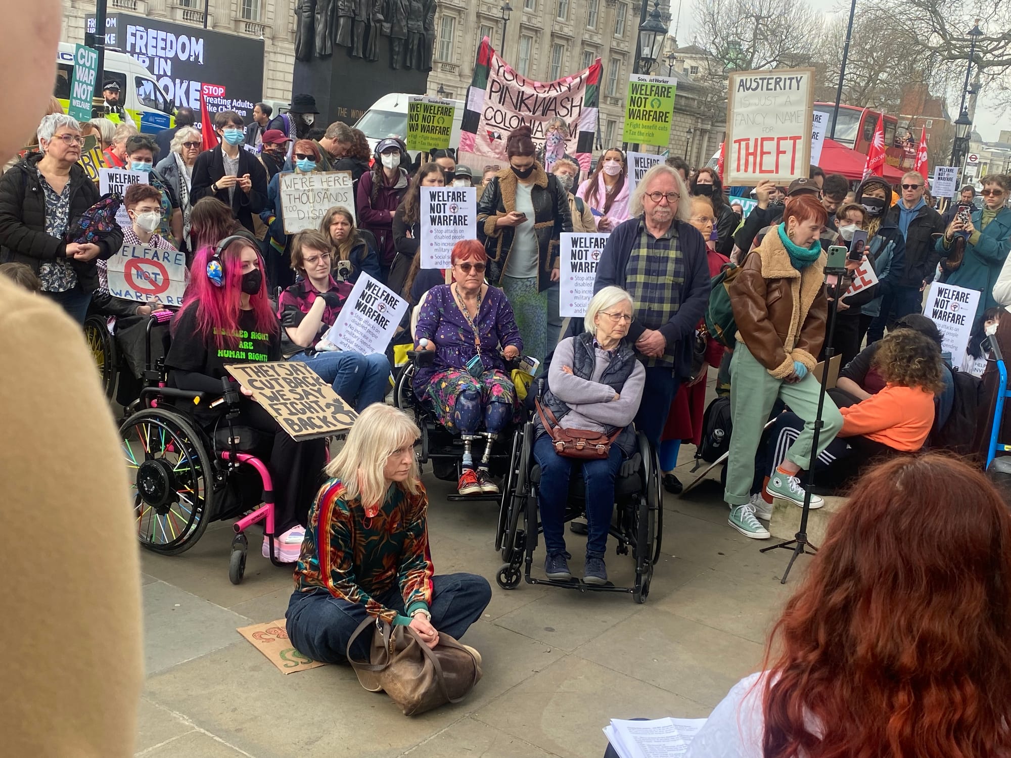 Lewisham campaigners protest disability benefit cuts, while Greenwich ...